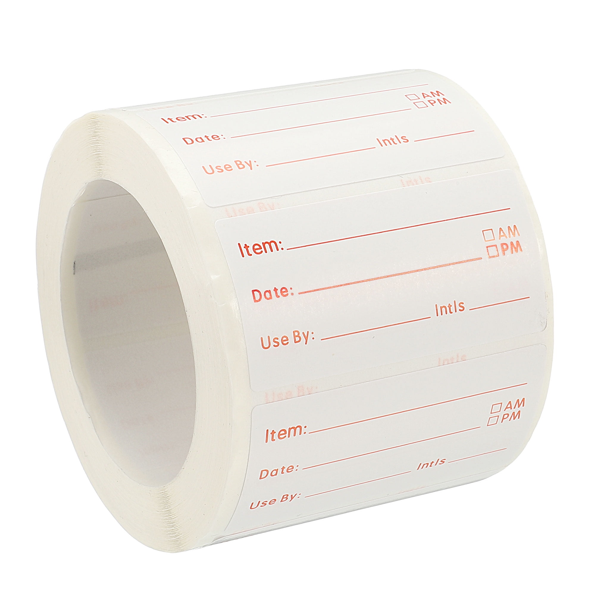 Uxcell 1x2 Inch Date Marker Adhesive Paper Sticker Food Storage Labels ...