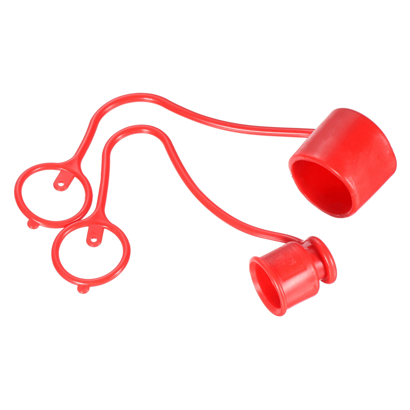 Uxcell 1x3/2" ID Flat Face Hydraulic Quick Coupling Dust Cap and Plug ...