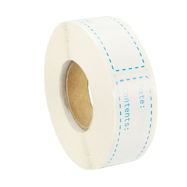 Uxcell 1x3 Inch Bottles Marker Adhesive Paper Sticker Food Storage ...