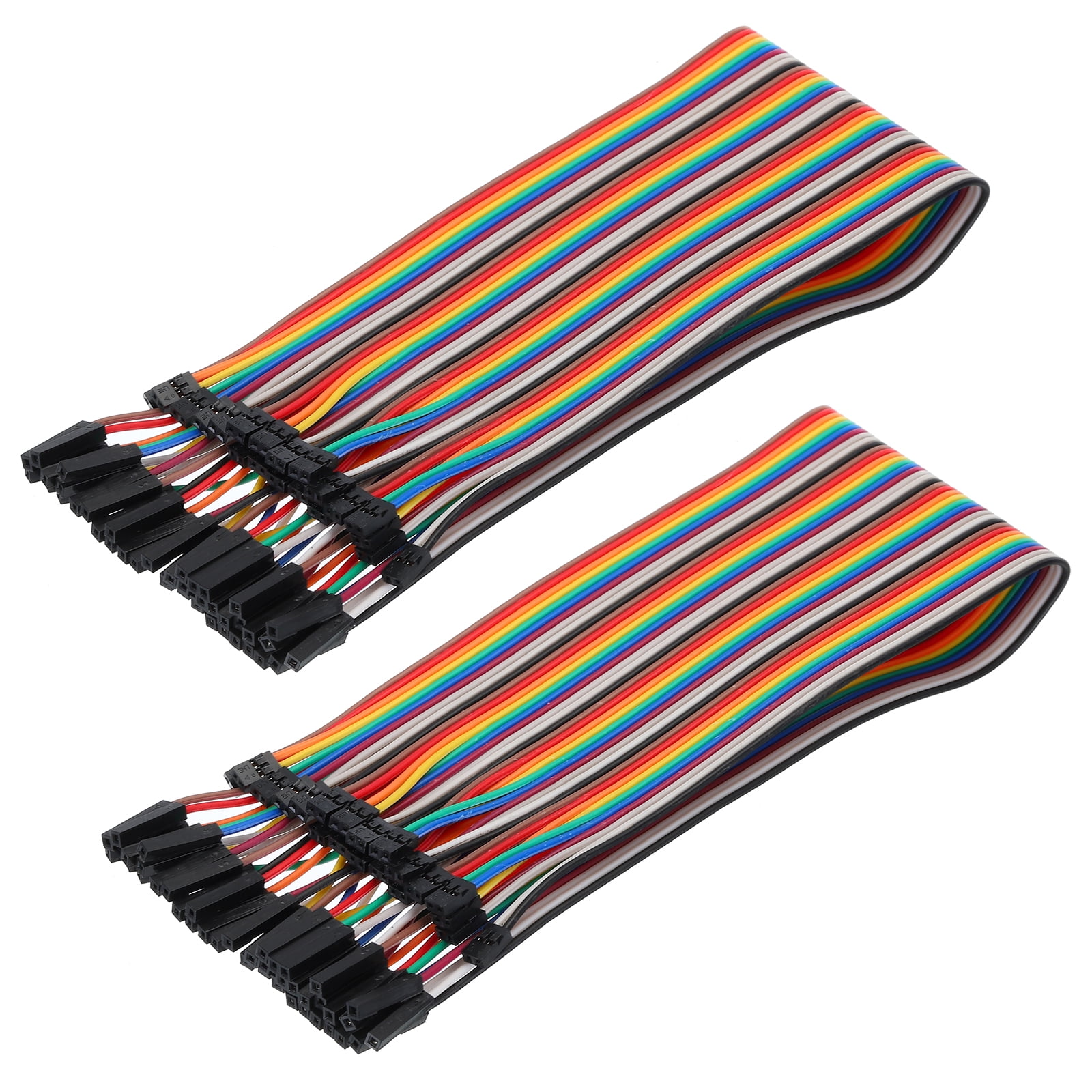 Uxcell 2.0MM(2P) Female to 2.54MM(1P) Female Breadboard Jumper Wire 2 ...