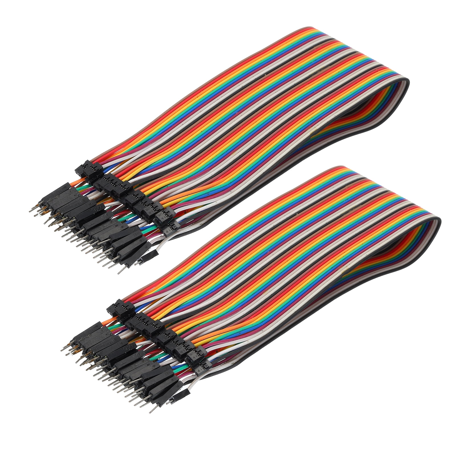 Uxcell 2.0MM(2P) Female to 2.54MM(1P) Male Breadboard Jumper Wire 2 ...