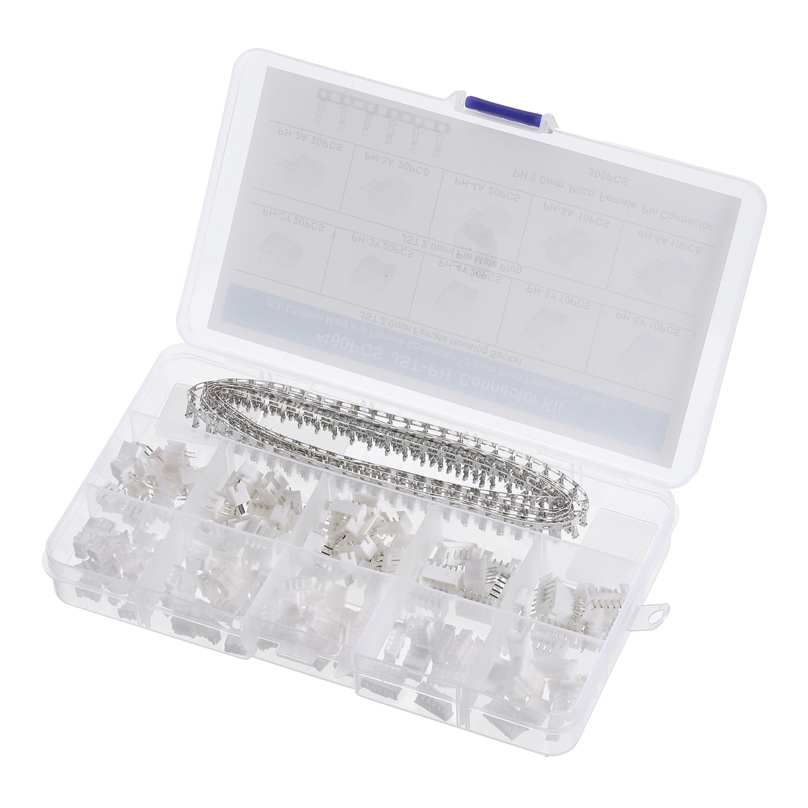 Uxcell 2.0mm PH Connector Kit, 460pcs Male Female Housing Socket Header ...