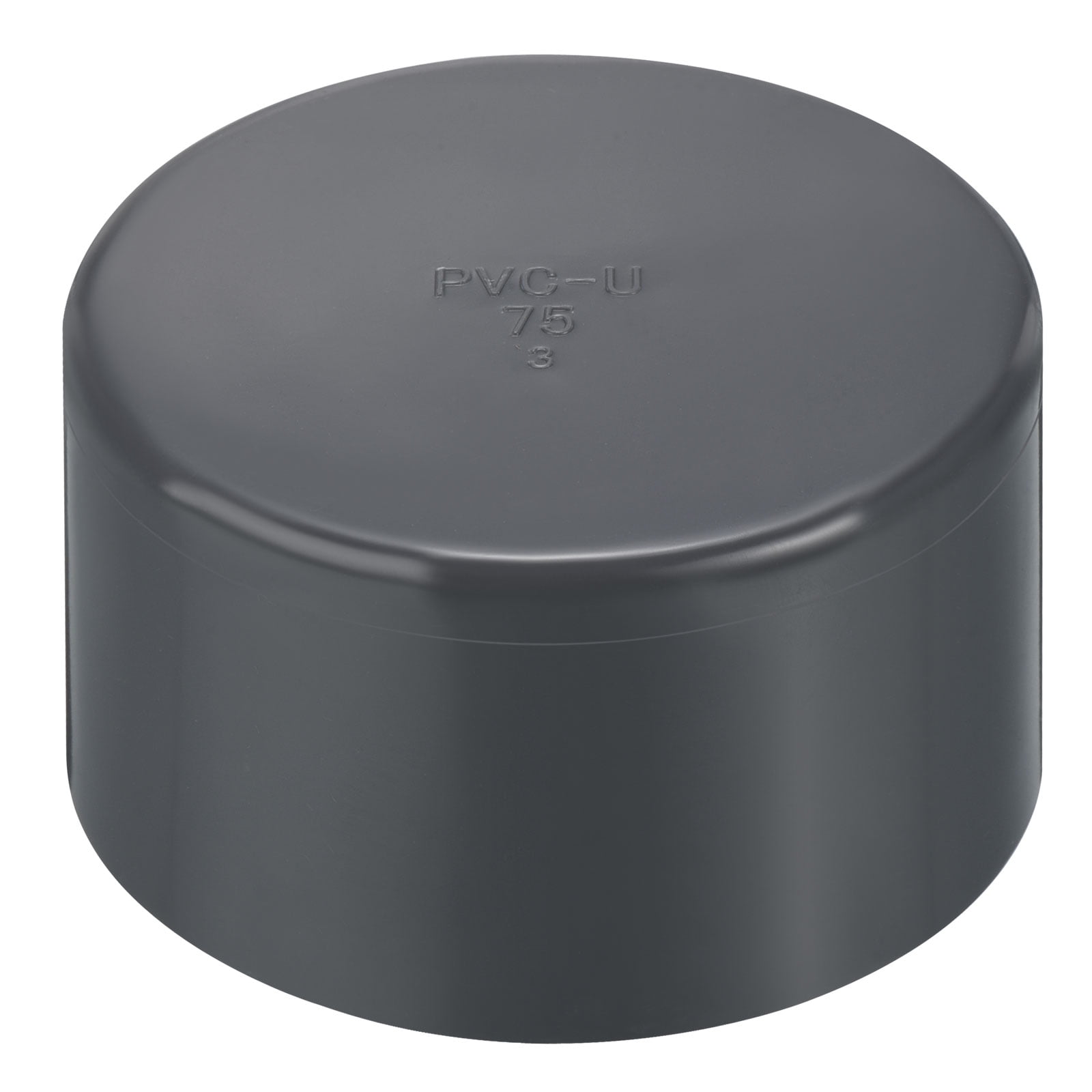 Uxcell 2-1/2" UPVC Pipe End Cap Fitting, Furniture Grade Plug Coupling ...