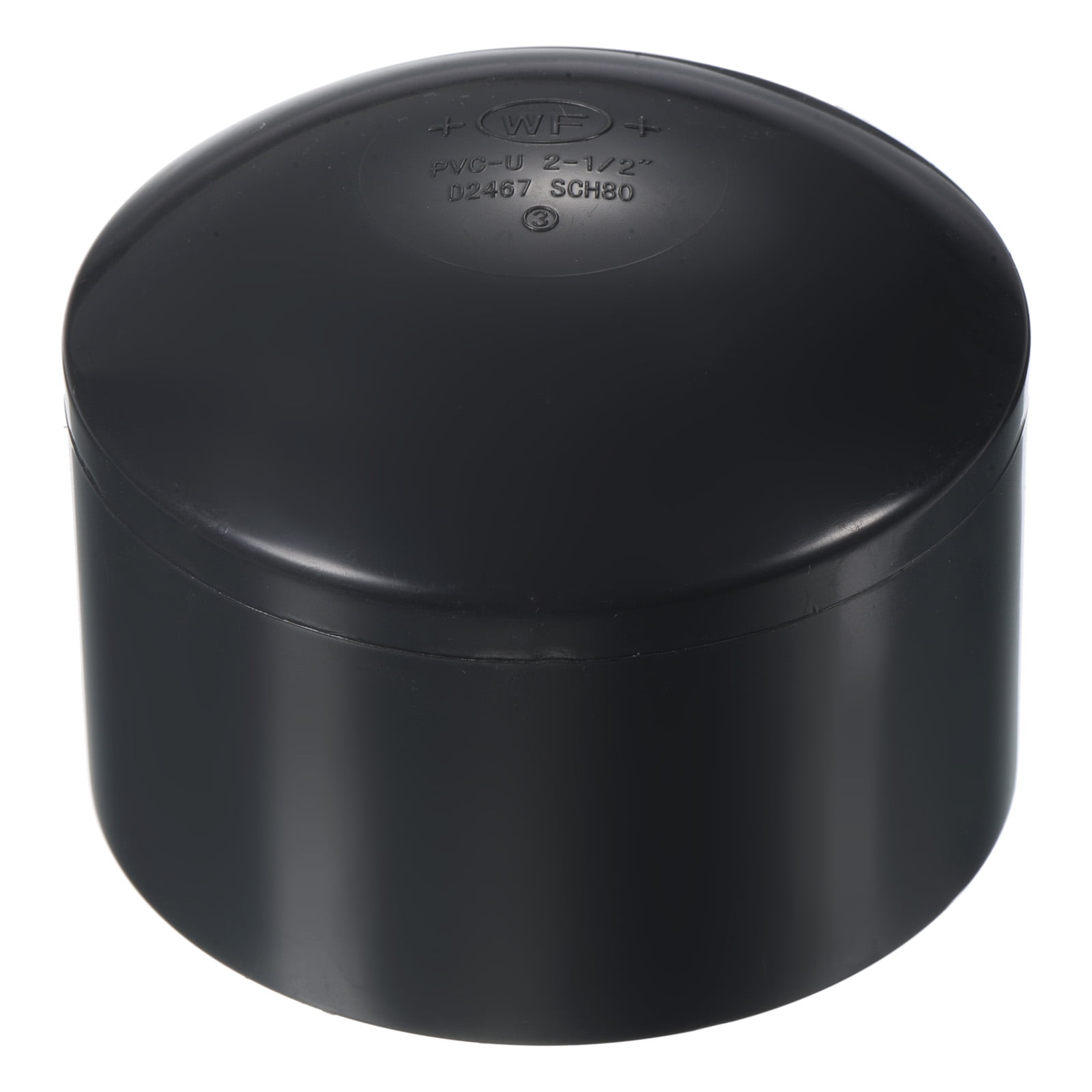 Uxcell 2-1/2" UPVC Pipe End Cap Fitting, Plug Socket Adapter Smooth ...