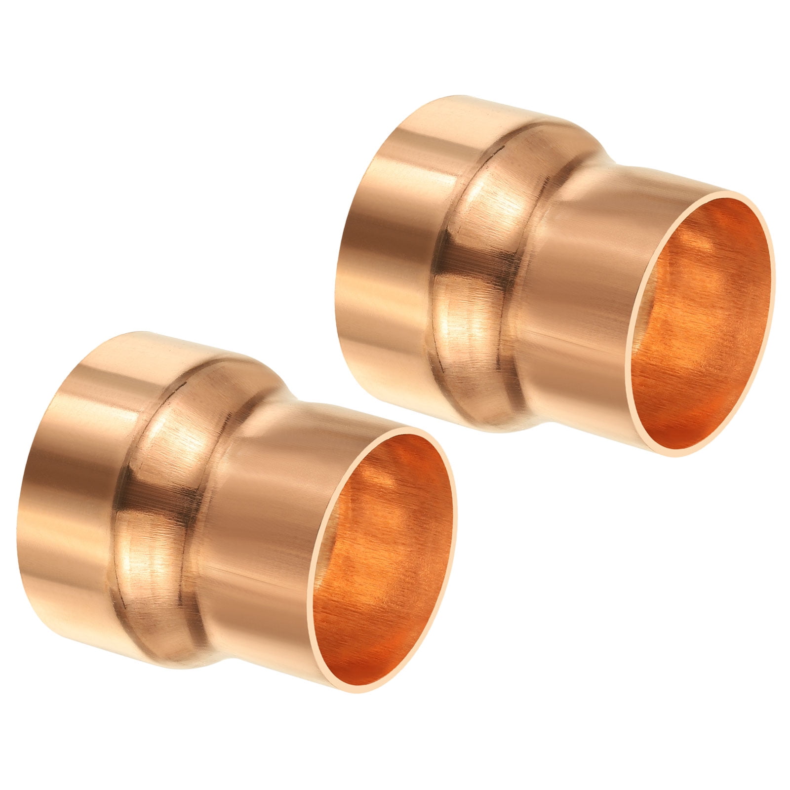Uxcell 2-1/2" to 2" Nominal Size Copper Reducer Reducing Coupling ...