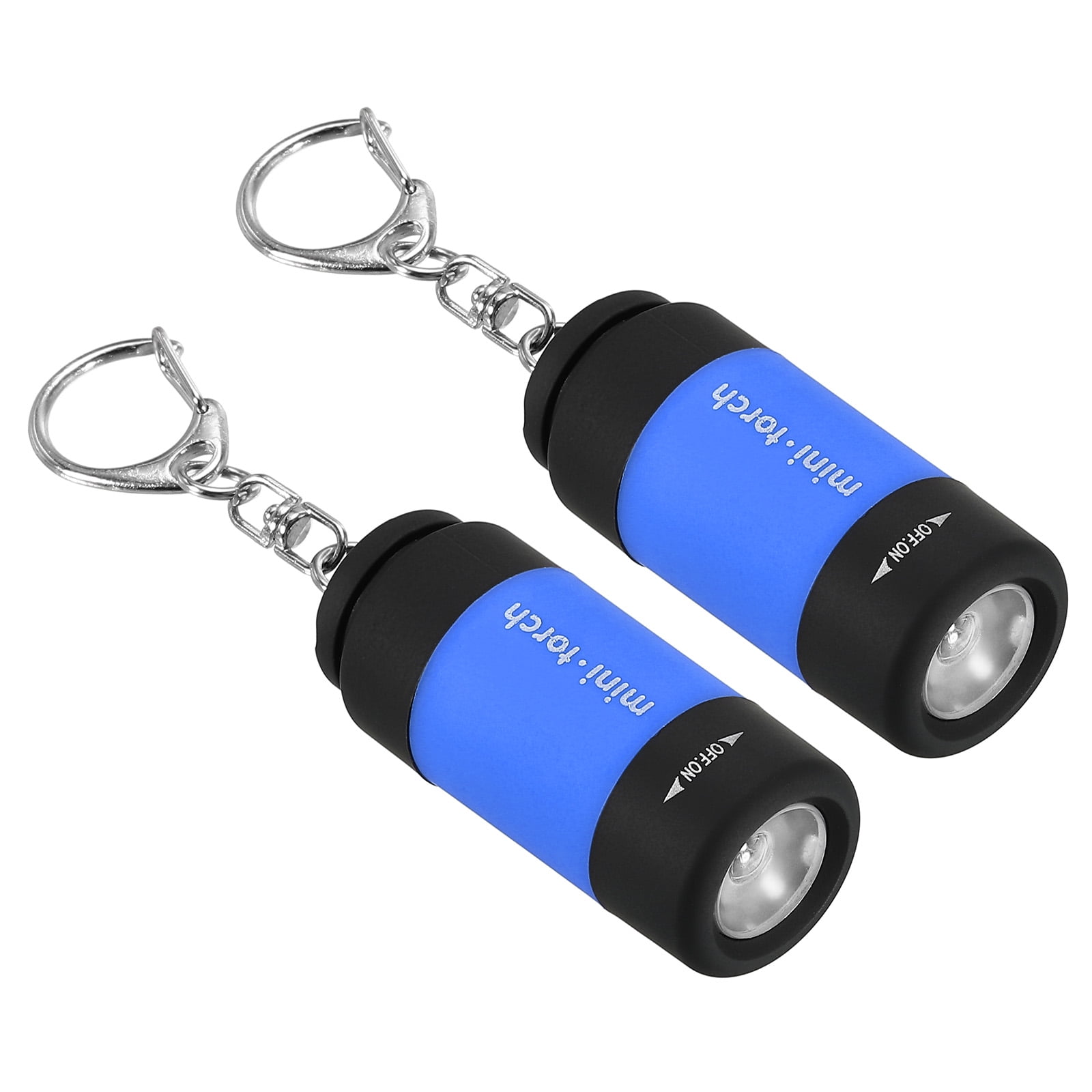 Uxcell 2.1" Mini Rechargeable LED Keychain Flashlight USB Charging 2 ...