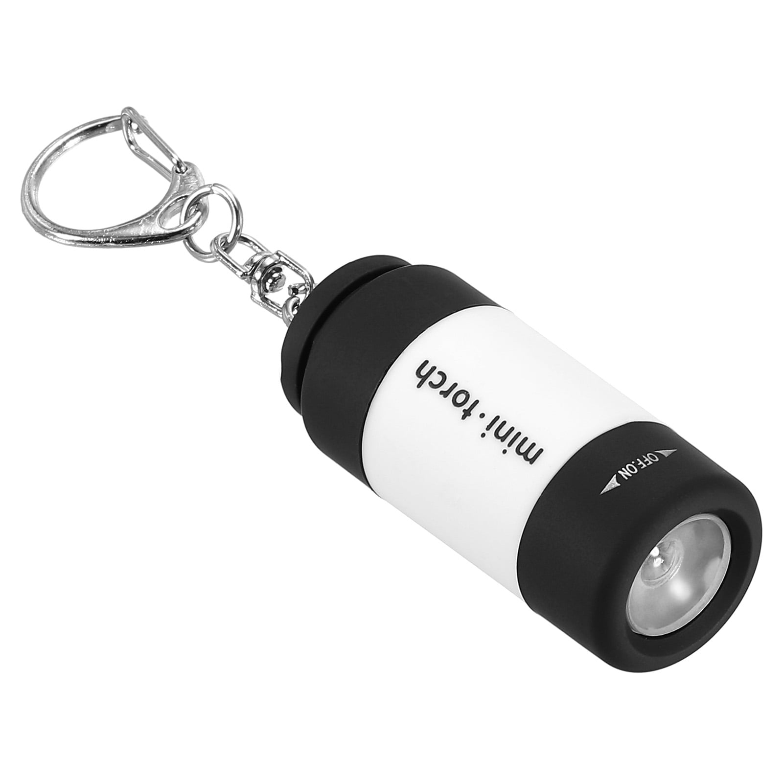 Uxcell 2.1" Mini Rechargeable LED Keychain Flashlight USB Charging ...