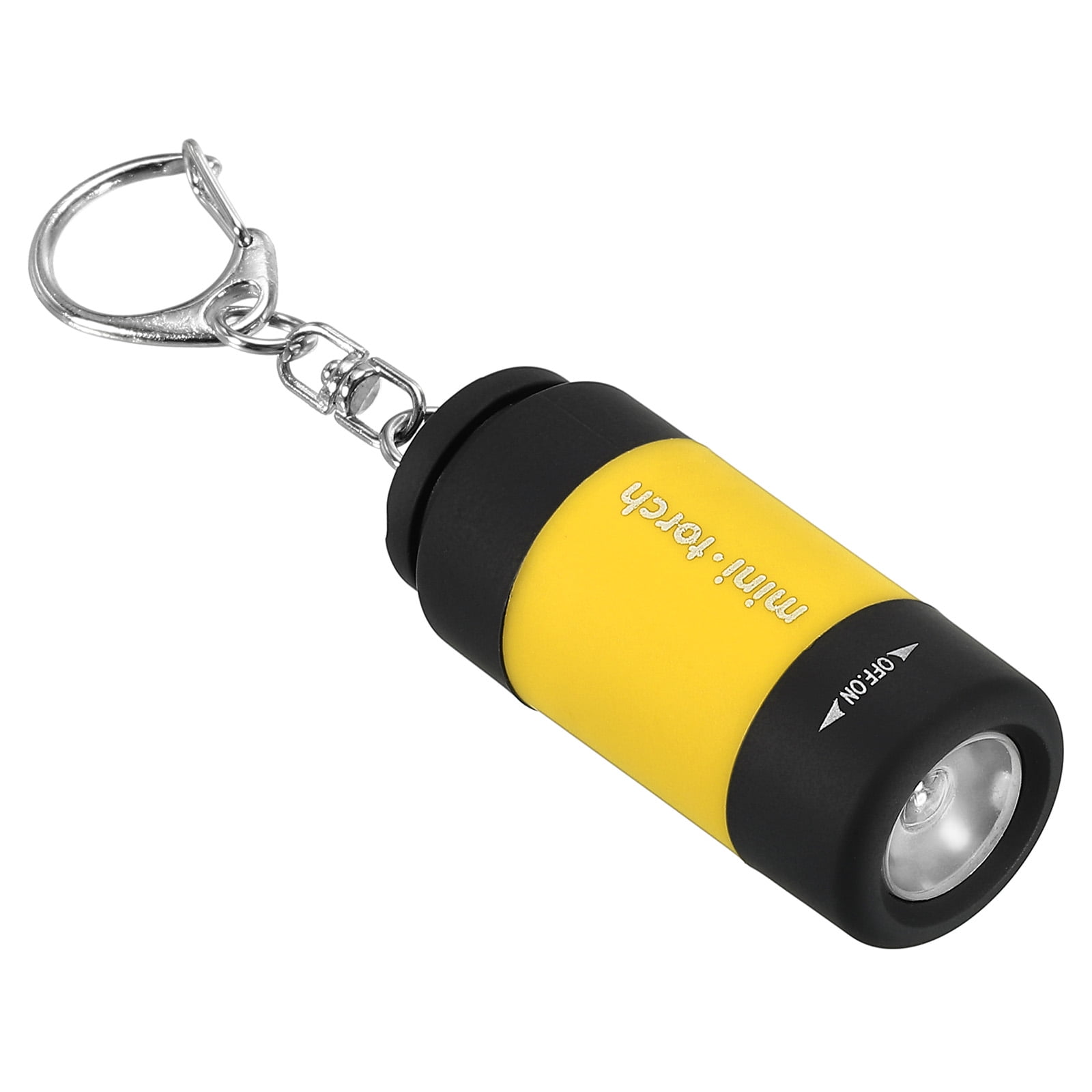 Uxcell 2.1" Mini Rechargeable LED Keychain Flashlight USB Charging ...