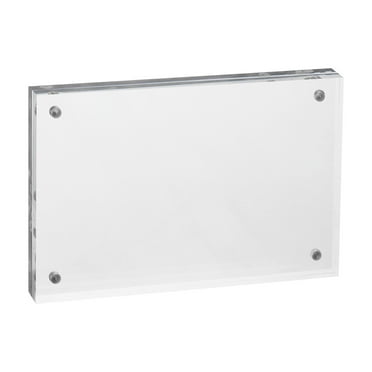 MCS Linear Black Wood Picture Frame Matted For 3-1/2x5 - Walmart.com