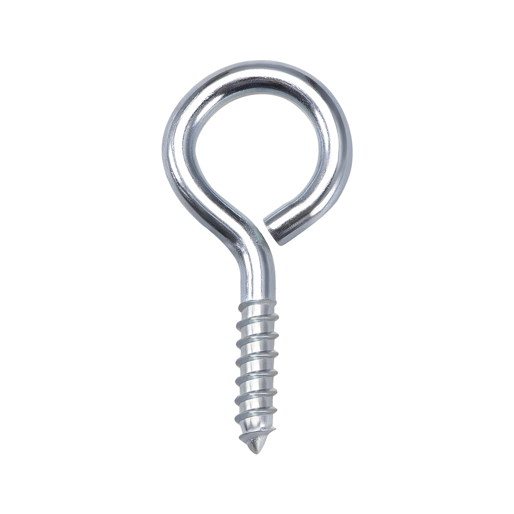 Uxcell 2.2" Eye Hooks Self Tapping Screw-in Hanger Eye-Shape Hooks ...