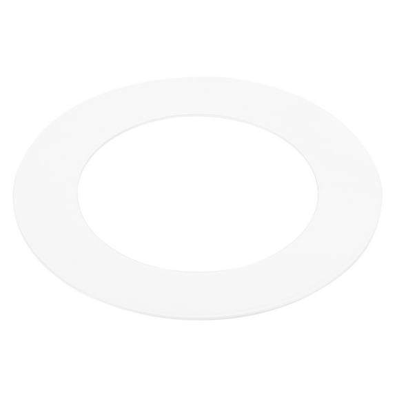 JSP Manufacturing 6" Halo Ceiling Cover, Plastic White Light Trim Ring ...