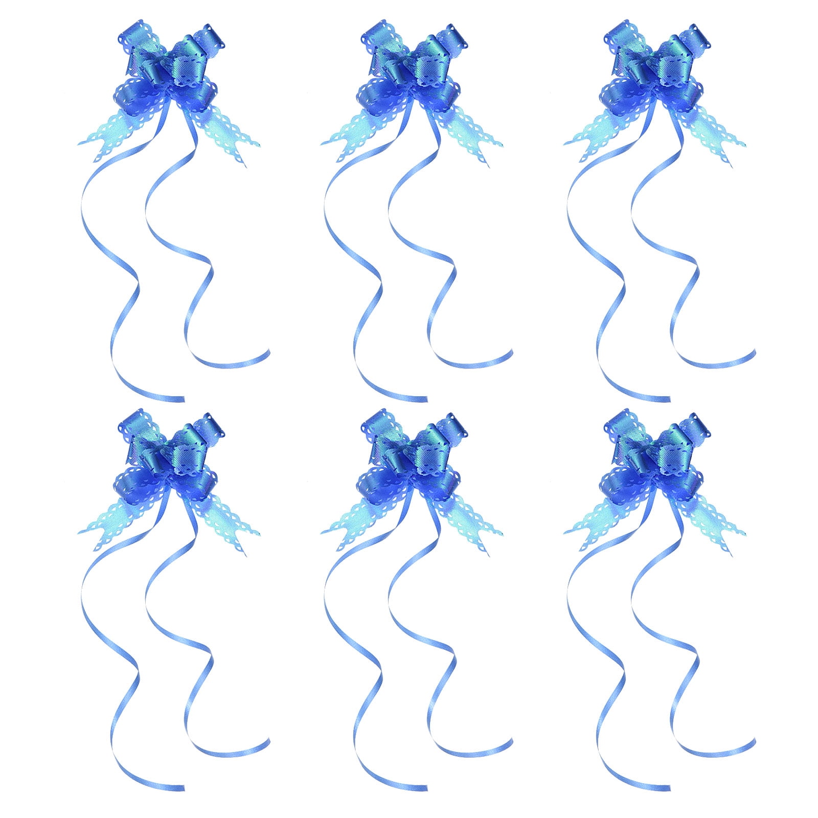 Uxcell 2.2 inch Iridescent Pull Bows Present Wrapping String Bows ...