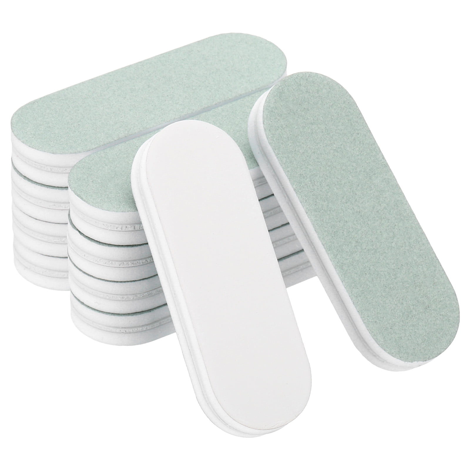 Uxcell 2.2"x0.8" Silver Polishing Stick, 20 Pack Double-Sided Polish ...