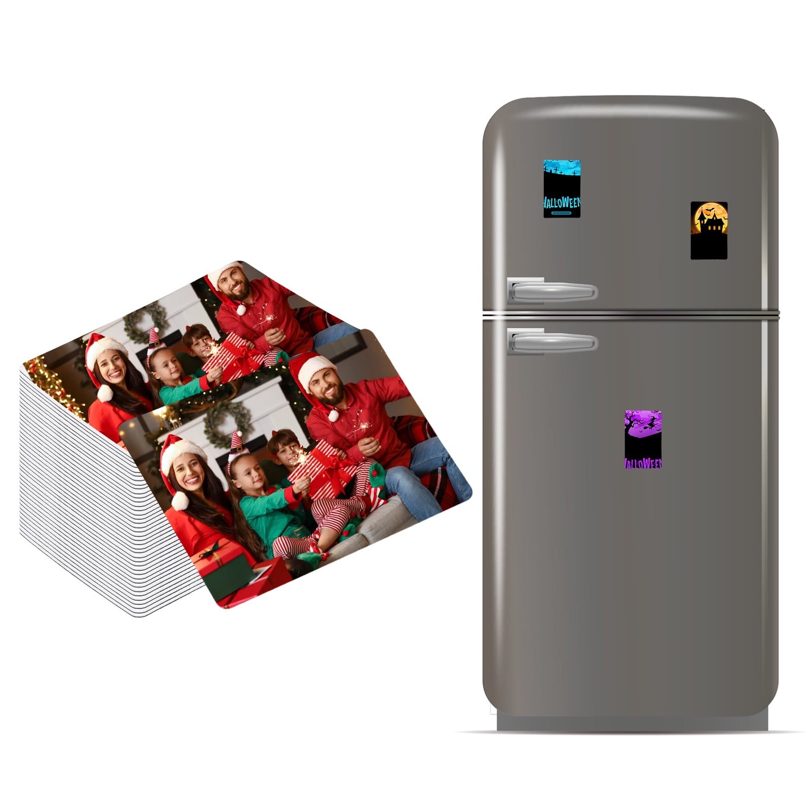 Uxcell 2.8" Sublimation Magnet Blanks, 30 Pcs Sublimation Blanks ...