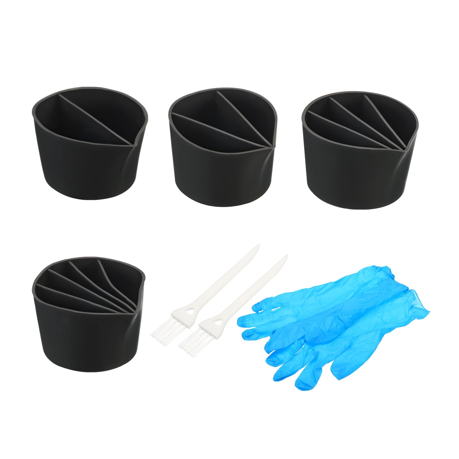 Uxcell 2 3 4 5 Channels Split Cups for Paint Pouring, 1 Set Silicone ...