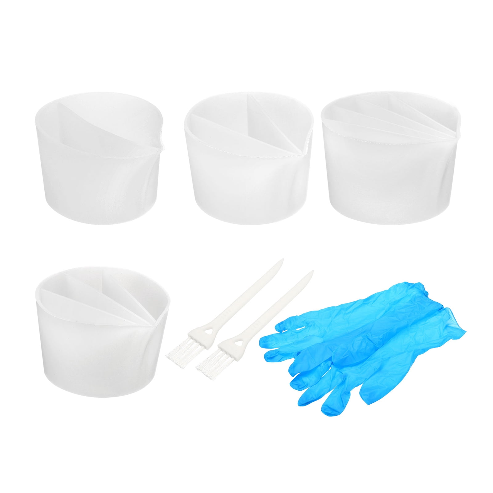 Uxcell 2 3 4 5 Channels Split Cups for Paint Pouring, 1 Set Silicone ...