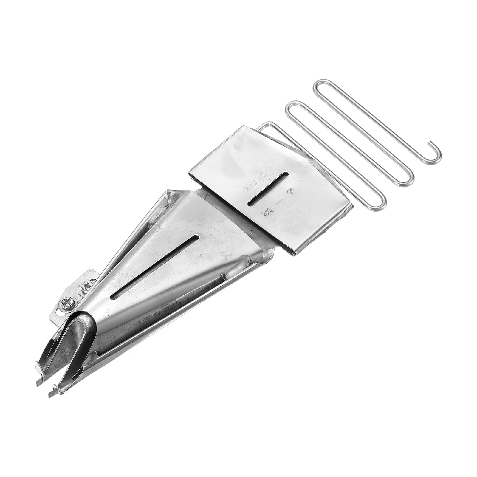 Uxcell 2-3/4" Inlet 1" Outlet Sewing Machine Folder Binding Attachment ...