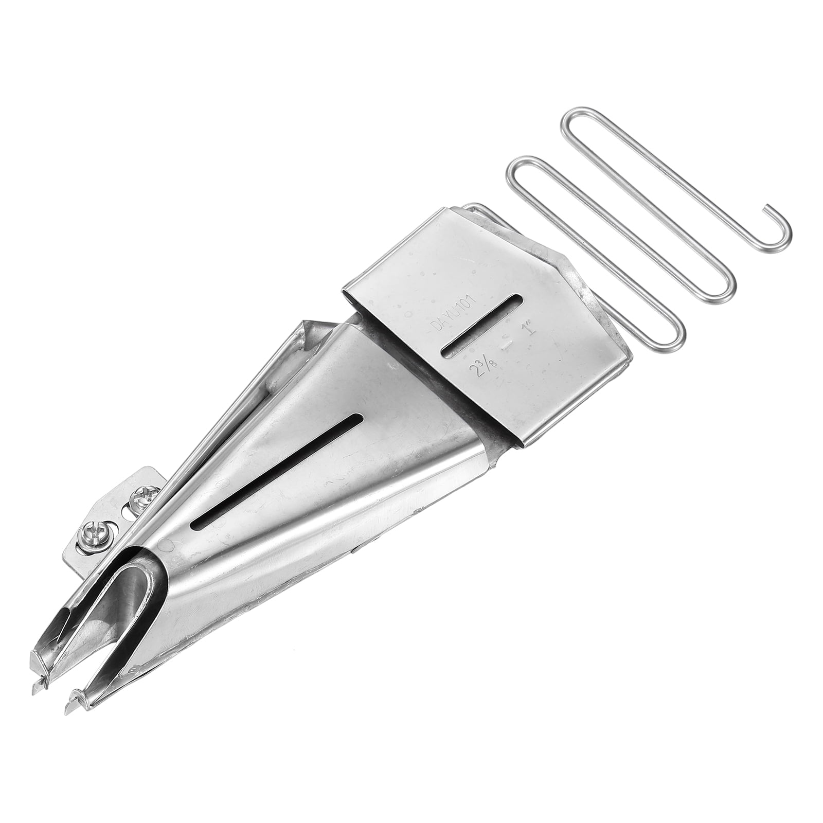 Uxcell 2-3/8" Inlet 1" Outlet Sewing Machine Folder Binding Attachment ...
