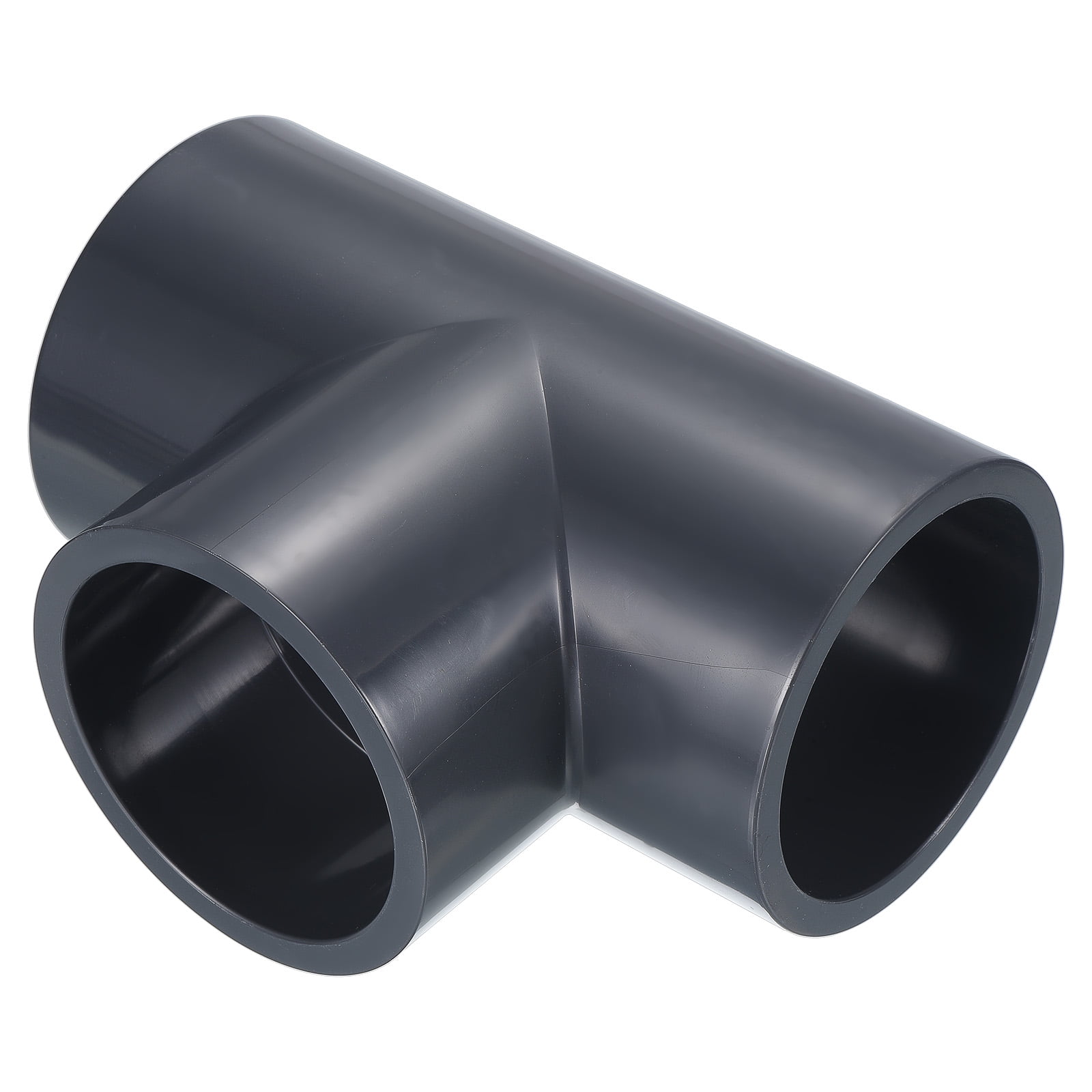 Uxcell 2" 3 Way UPVC Tee Pipe Fittings, Joint Coupling Pipe Adapter for ...