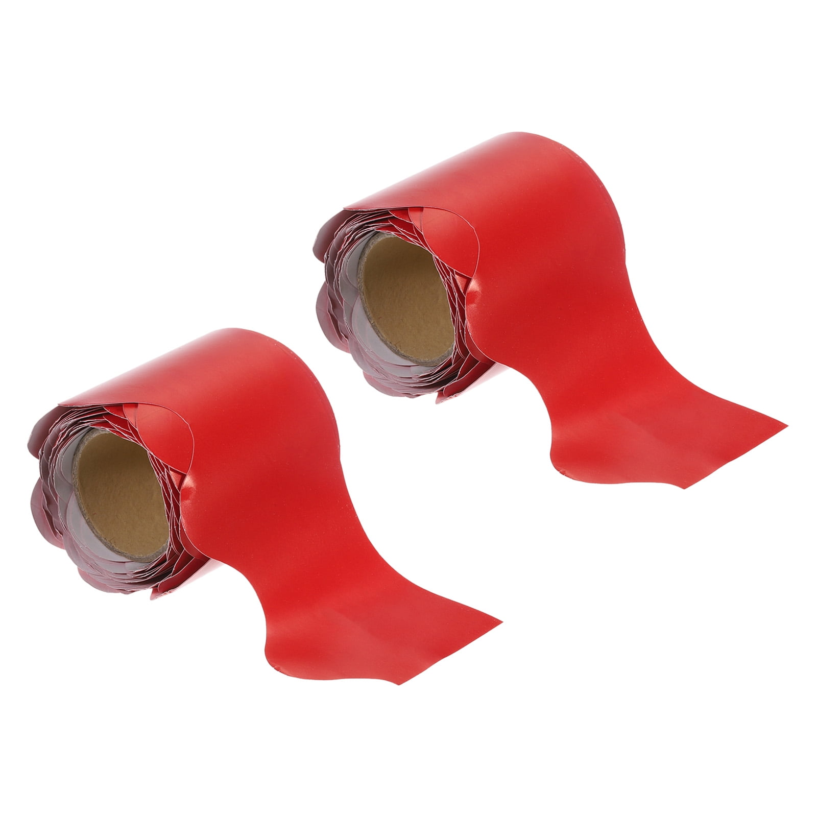 Uxcell 2.3" x 16.4ft Bulletin Board Border Scalloped Trim Strips Wall ...