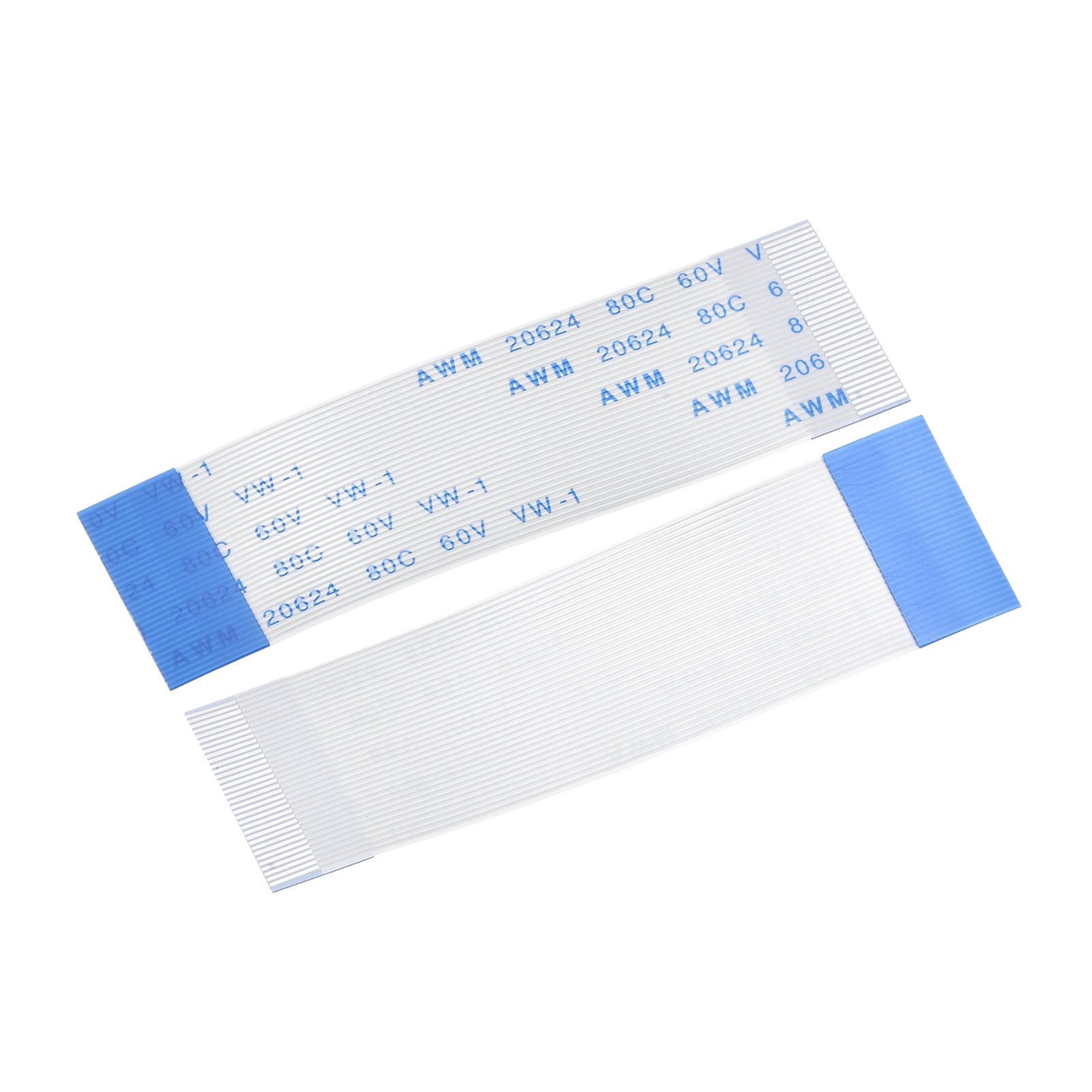 Uxcell 2.36'' 34 Pins FFC Ribbon Flat Flexible Cable (B Type) for LCD ...