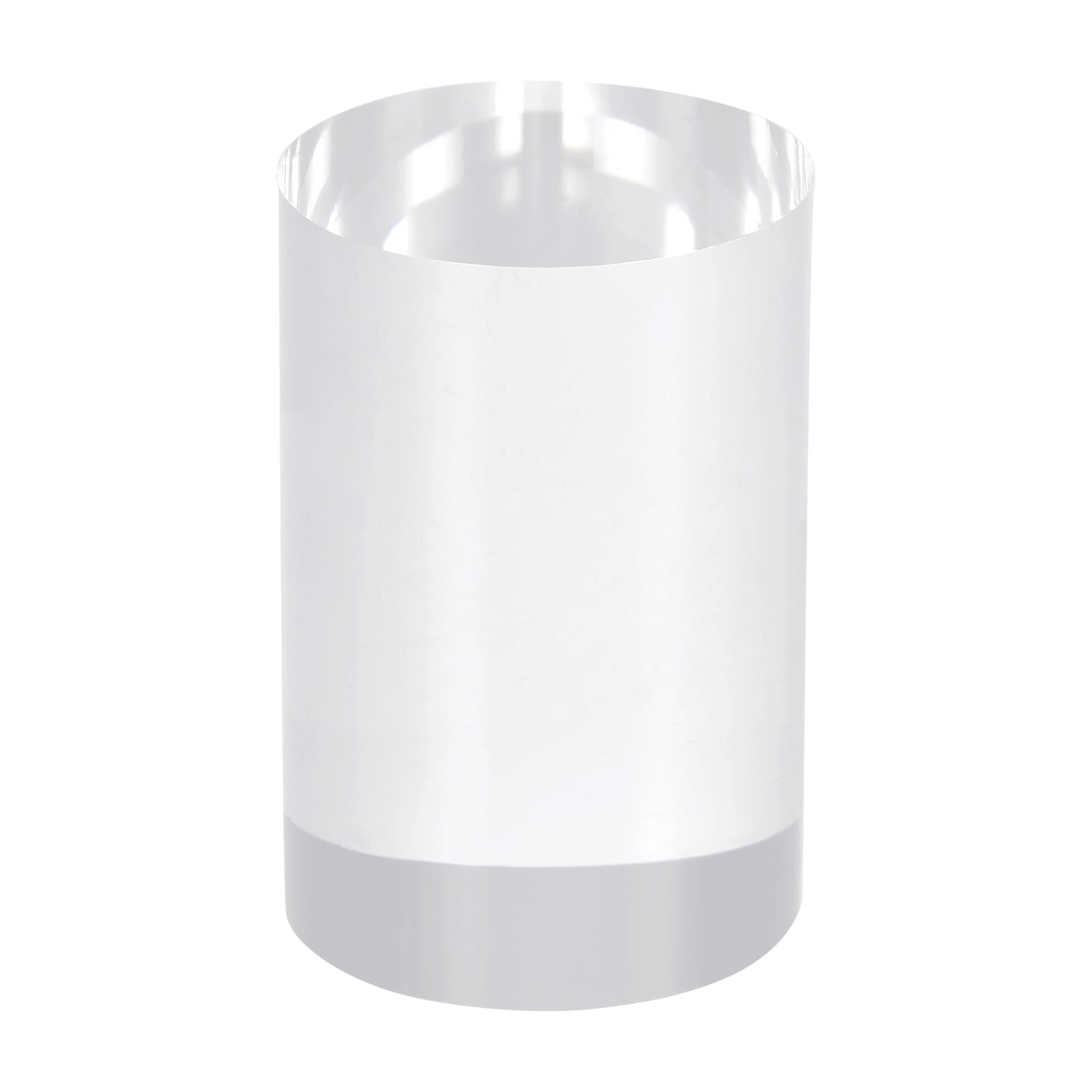 Uxcell 2.4 Inches x 1.6 Inches Clear Acrylic Solid Cylinder Round ...