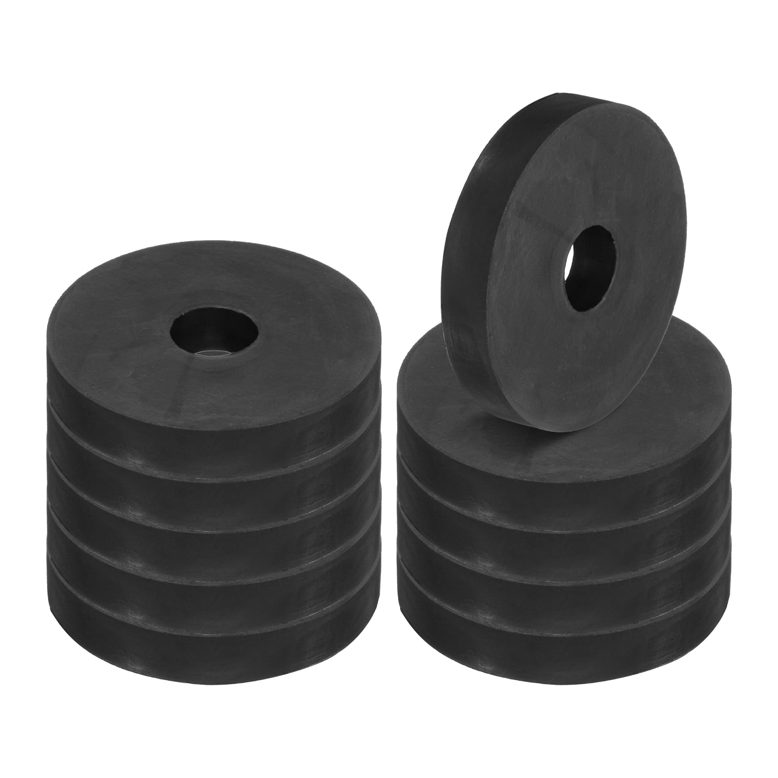 Uxcell 2.4"OD 0.59"ID 0.4"Thickness Neoprene Round Anti-vibration ...