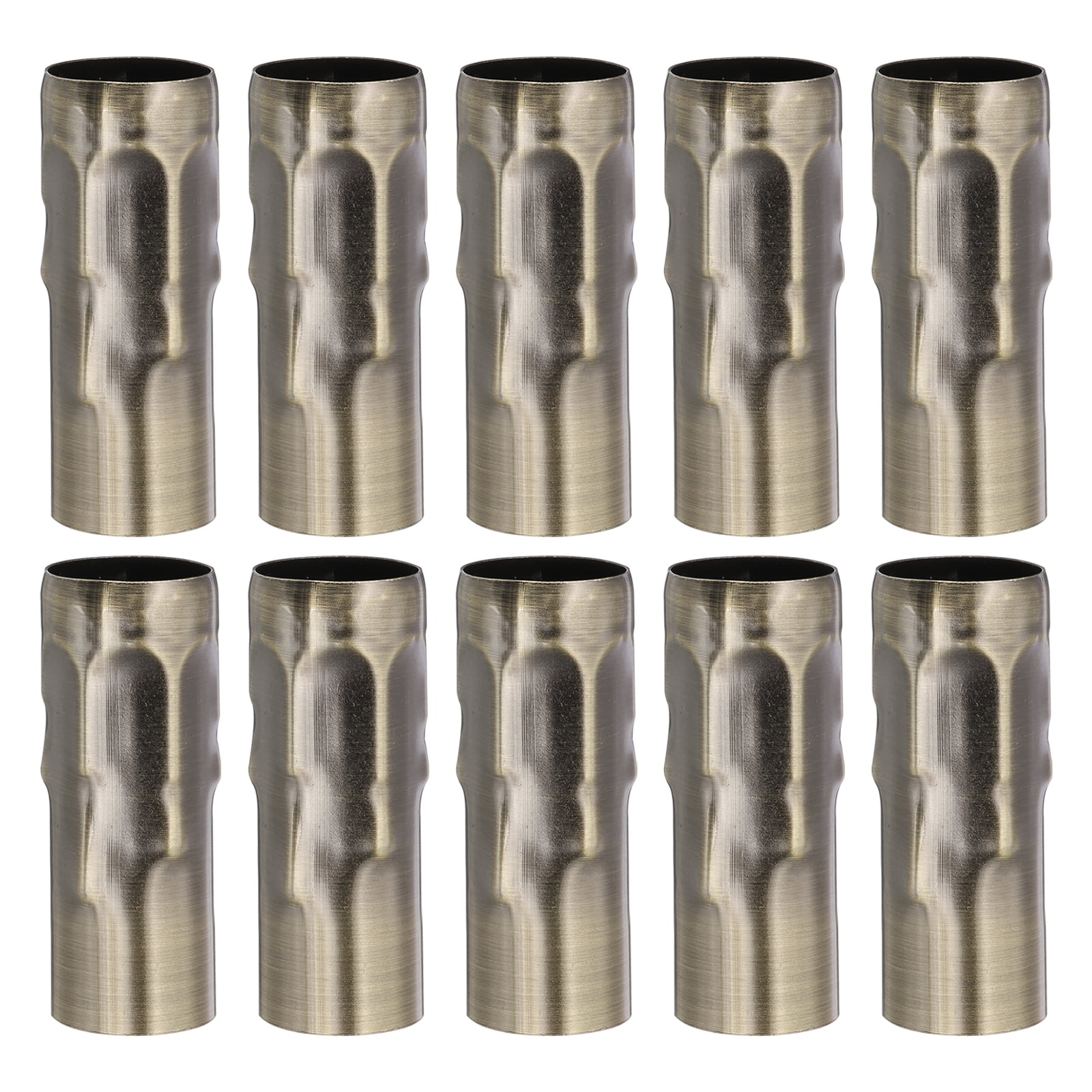 Uxcell 2.4" Tall Candle Covers Sleeves, 10 Pcs Metal E14 Chandelier ...