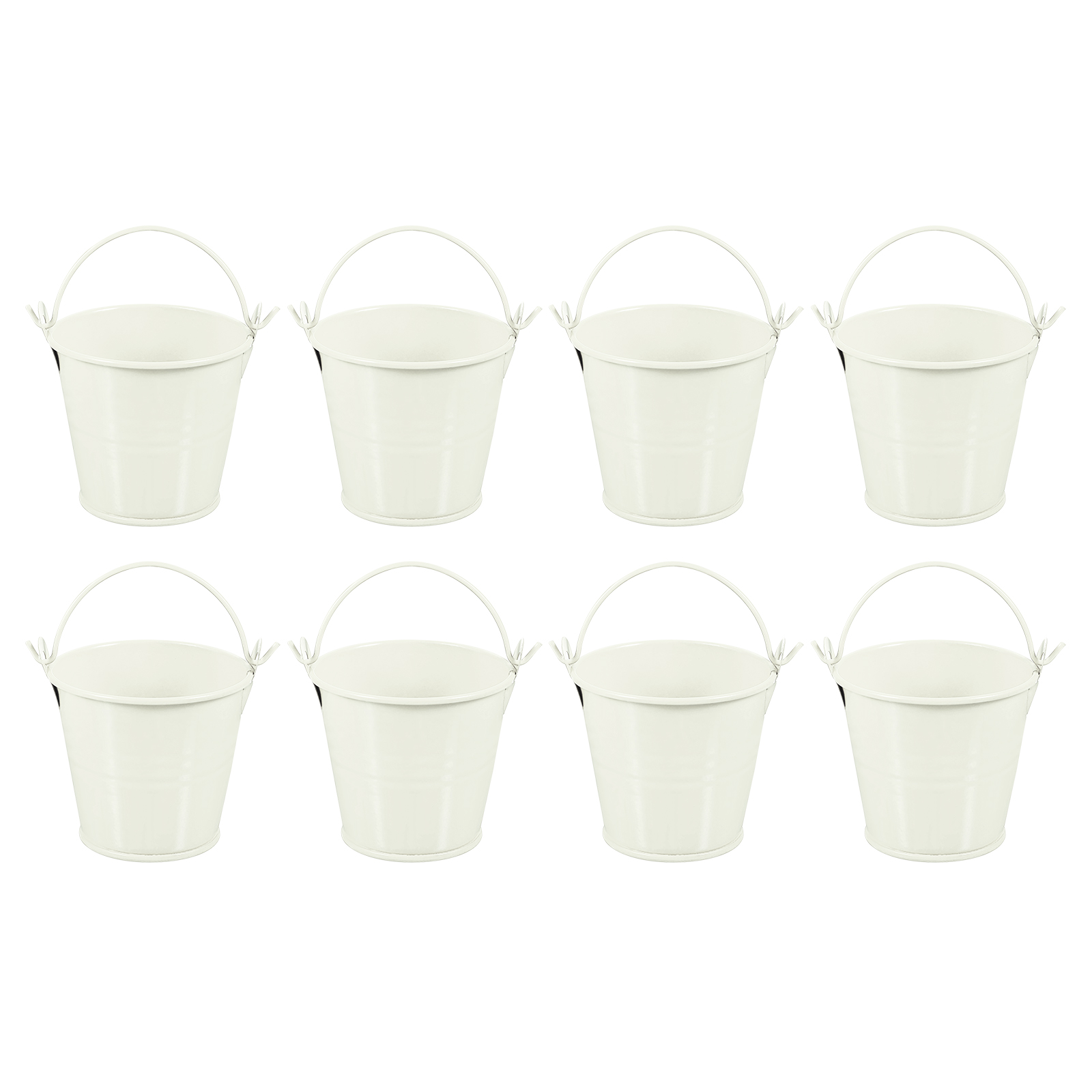 Uxcell 2.4"x2" Small Metal Buckets Mini Galvanized Bucket Colorful ...