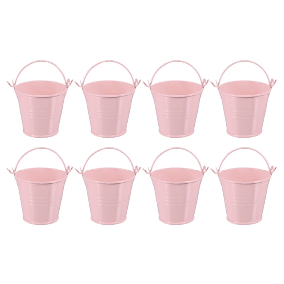 Uxcell 2.4"x2" Small Metal Buckets Mini Galvanized Bucket Colorful ...