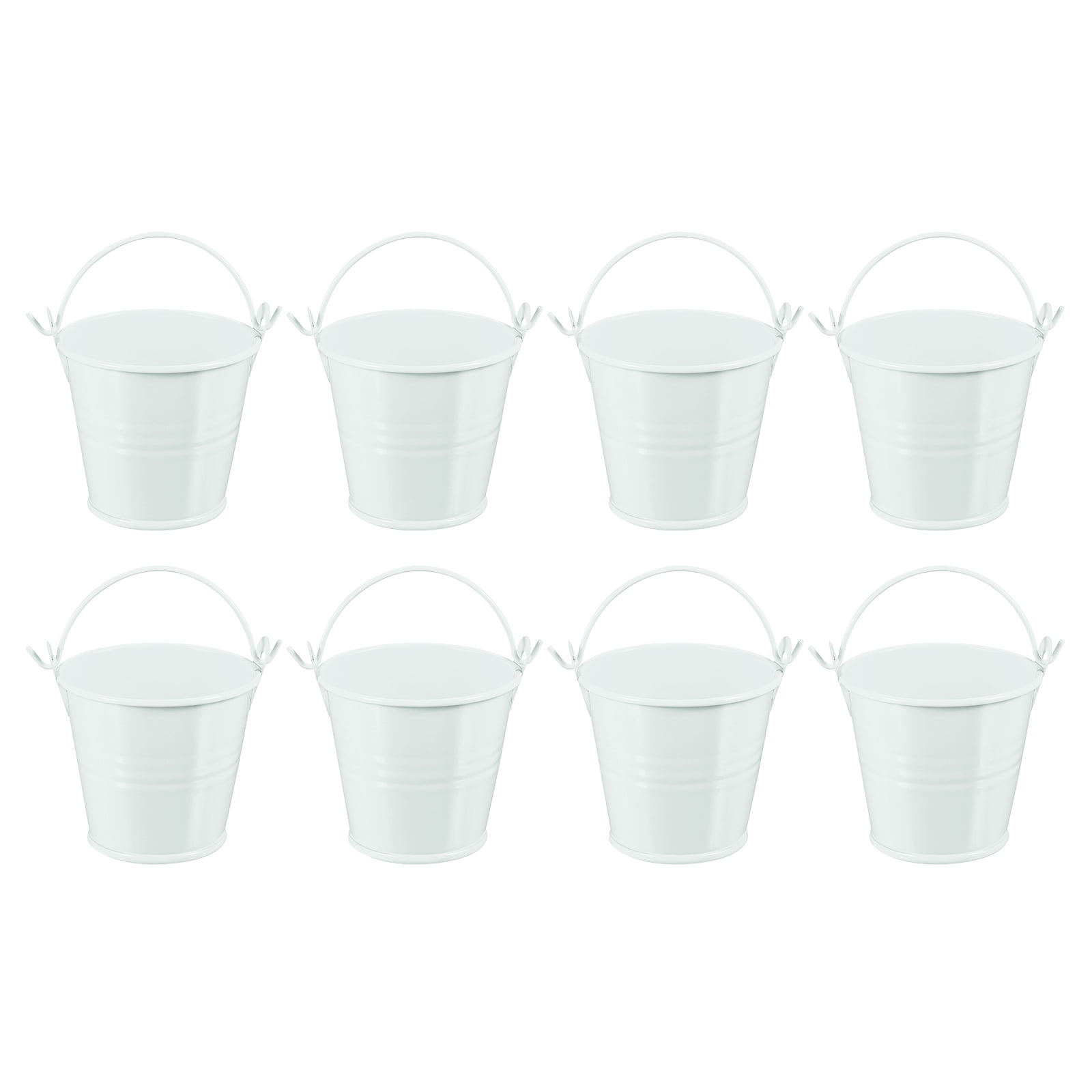 Uxcell 2.4"x2" Small Metal Buckets Mini Galvanized Bucket Colorful ...