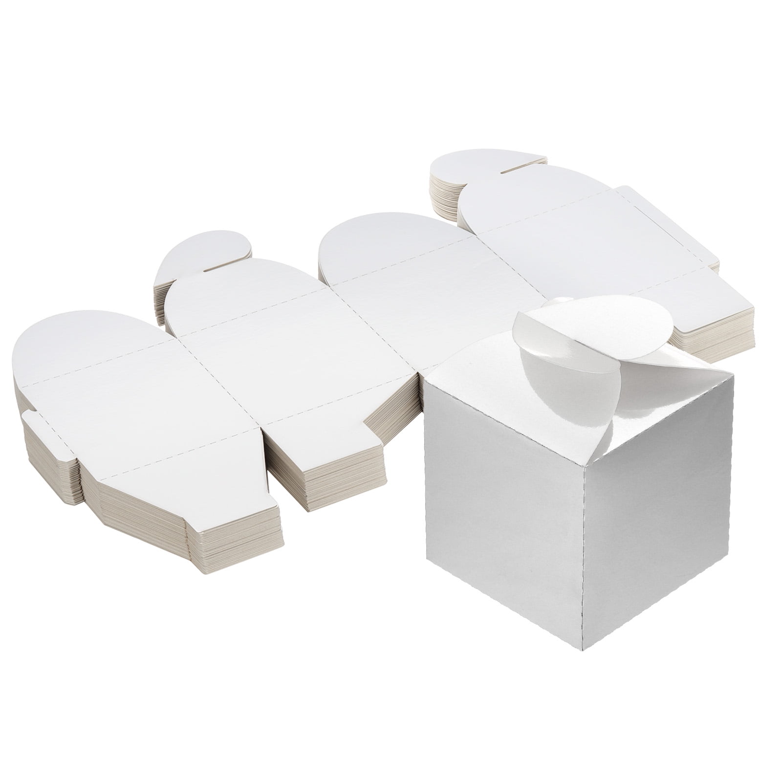 Uxcell 2.48x2.48x3.15 Inch Favor Boxes, 50 Pcs Candy Gift Boxes for ...