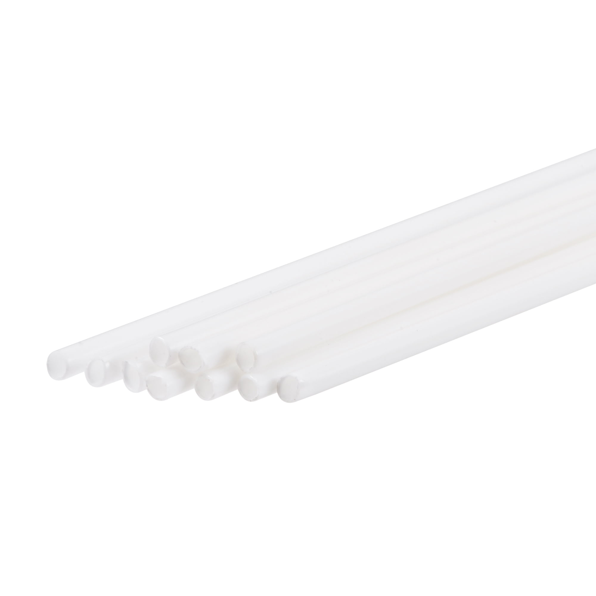 Uxcell 2.4mmx3mmx250mm White Plastic Model Tube ABS Round Tube for ...