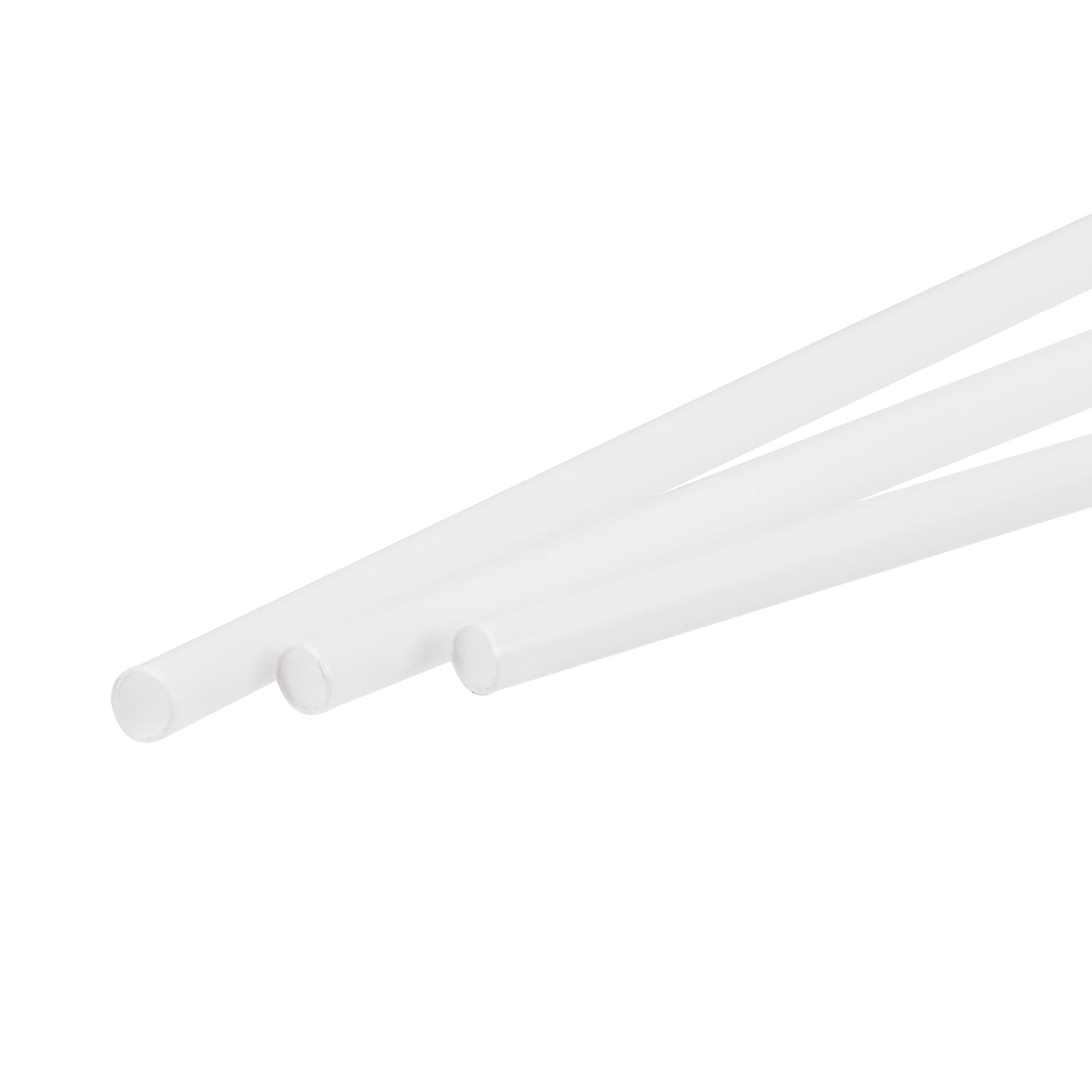 Uxcell 2.4mmx3mmx250mm White Plastic Model Tube ABS Round Tube for ...