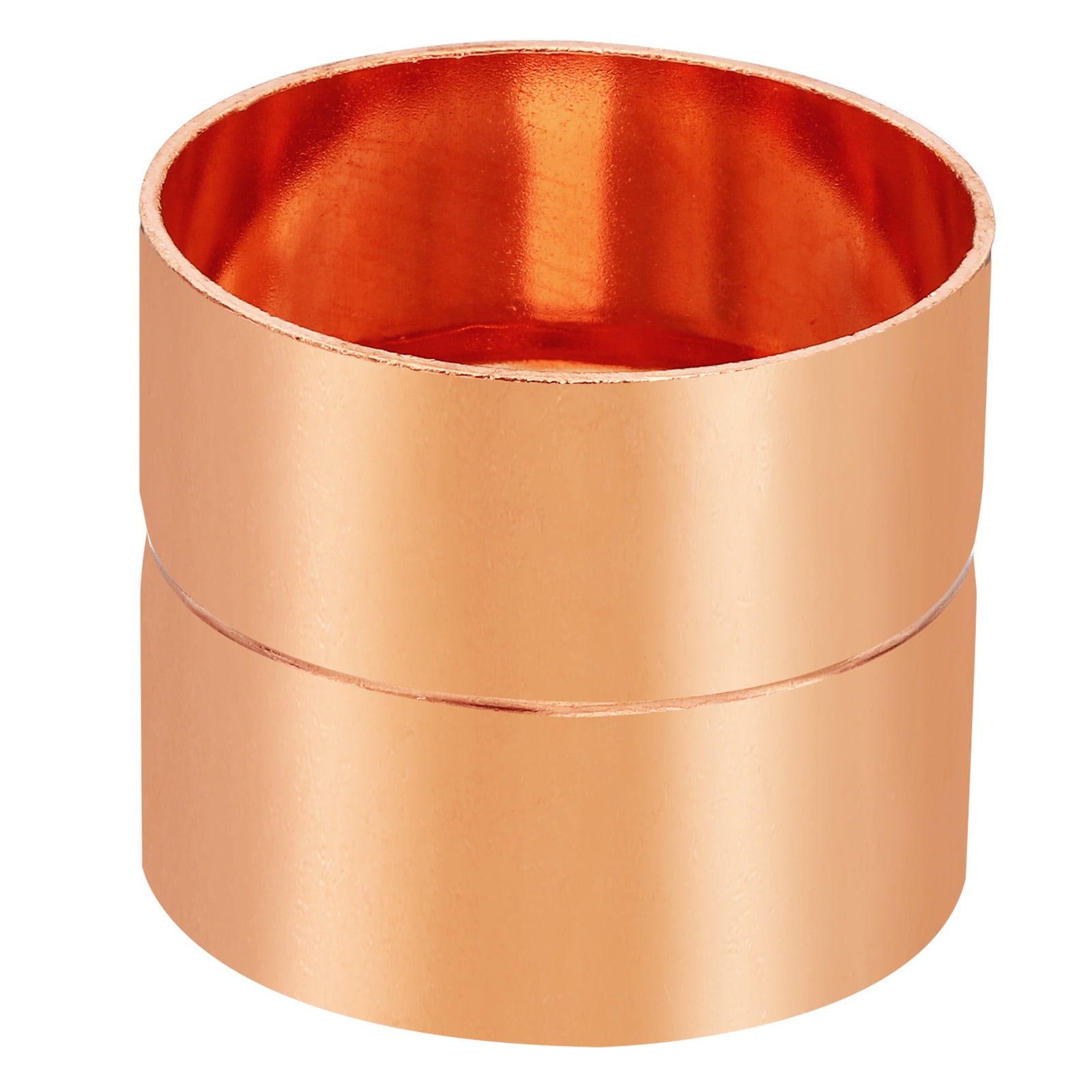 Uxcell 2-5/8 Inch ID Copper Coupling Fittings, Rolled Tube Stop ...