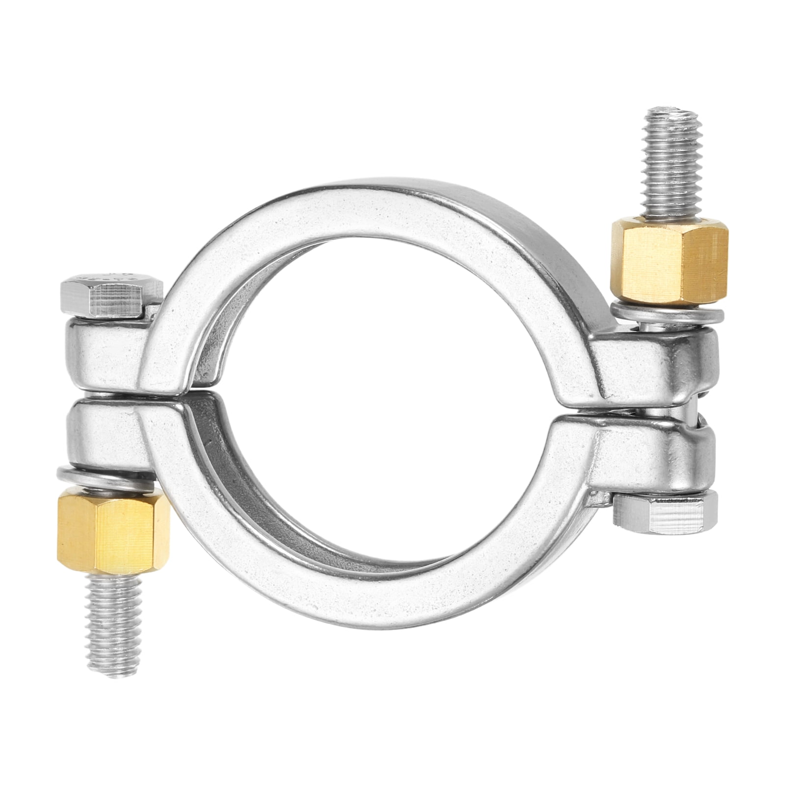 Uxcell 2.5" High Pressure Bolted Clamp Strap Double Pin Clamp Strap ...