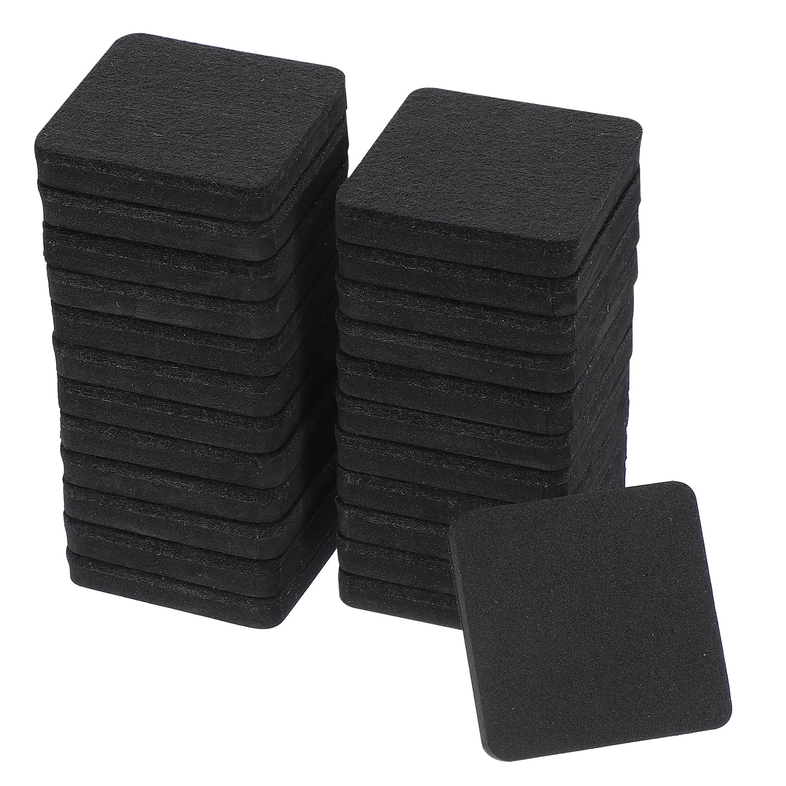 Uxcell 2.5 Inch Felt Furniture Sliders, 24 Pcs Square Furniture Movers ...