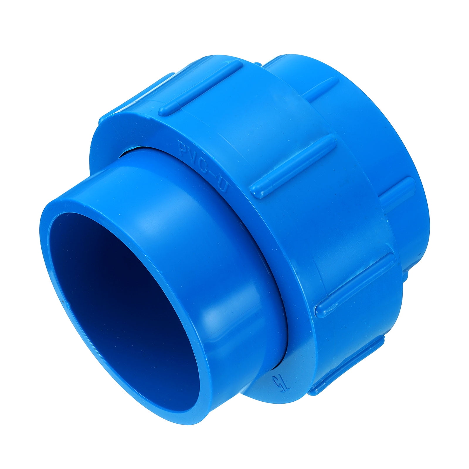 Uxcell 2.5" Union PVC Coupling Pipe Fitting (Socket x Socket) PVC Slip ...