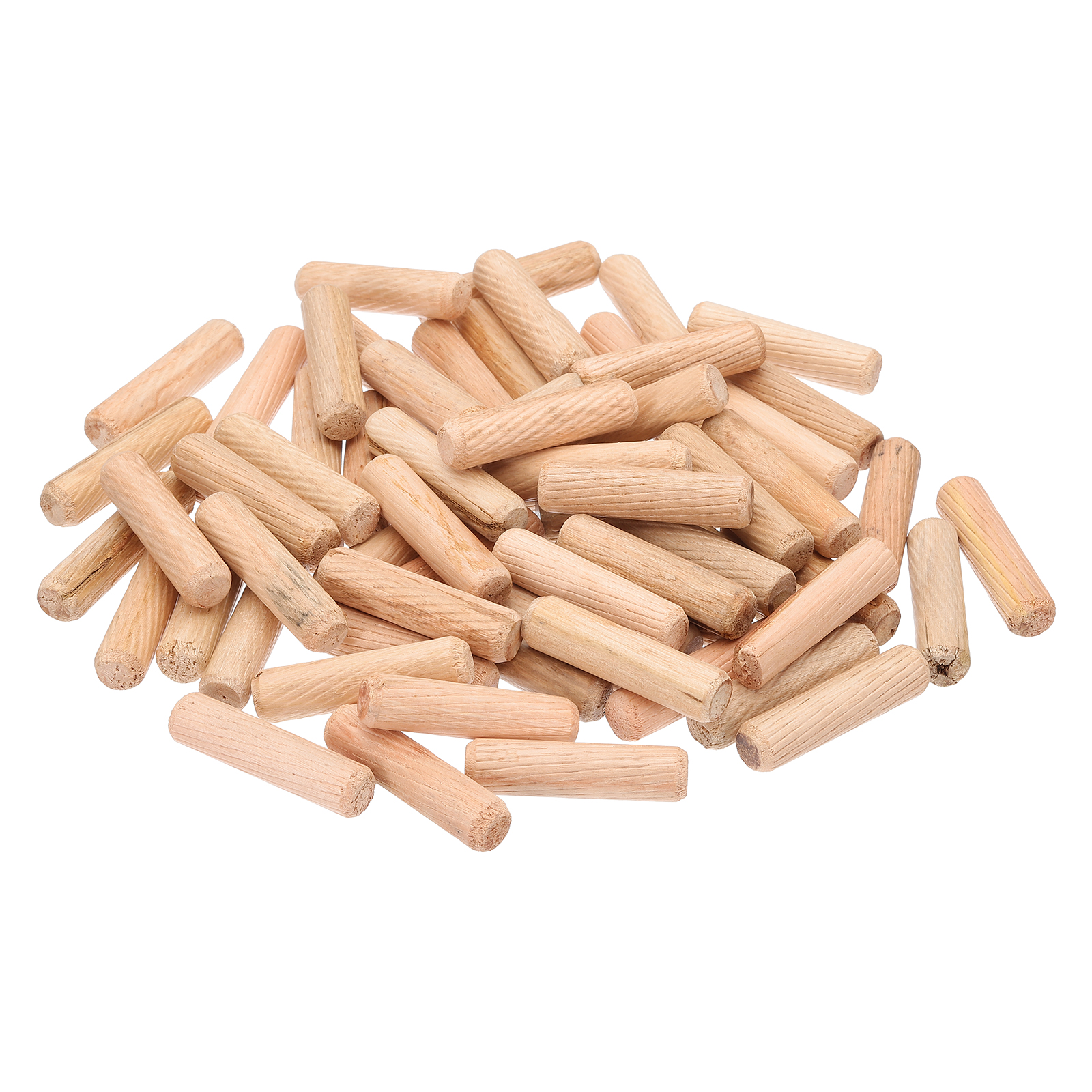 Uxcell 2/5 Wooden Dowel Pins, 212 Pcs M10x30mm Wood Dowel Pins Hardwood ...