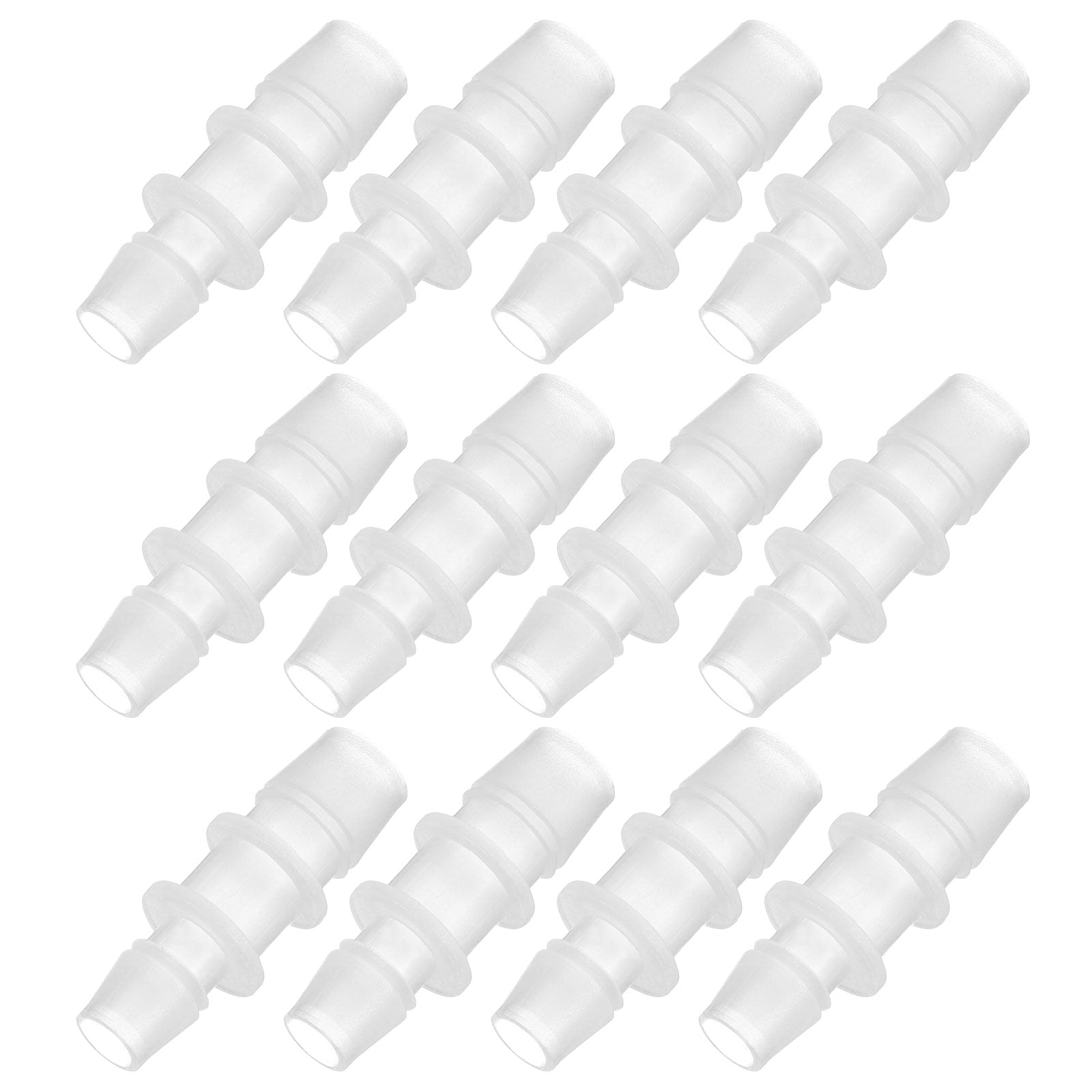 Uxcell 2/5" to 1/2" 12 Pcs Plastic Hose Barb Fittings, Reducer Tube ...