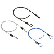 Uxcell 2.5mmx1m/3.28ft Coated Security Steel Cable Luggage Lock Wire ...