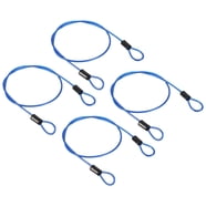 Uxcell 2.5mmx1m Coated Security Steel Cable Luggage Lock Wire Rope ...