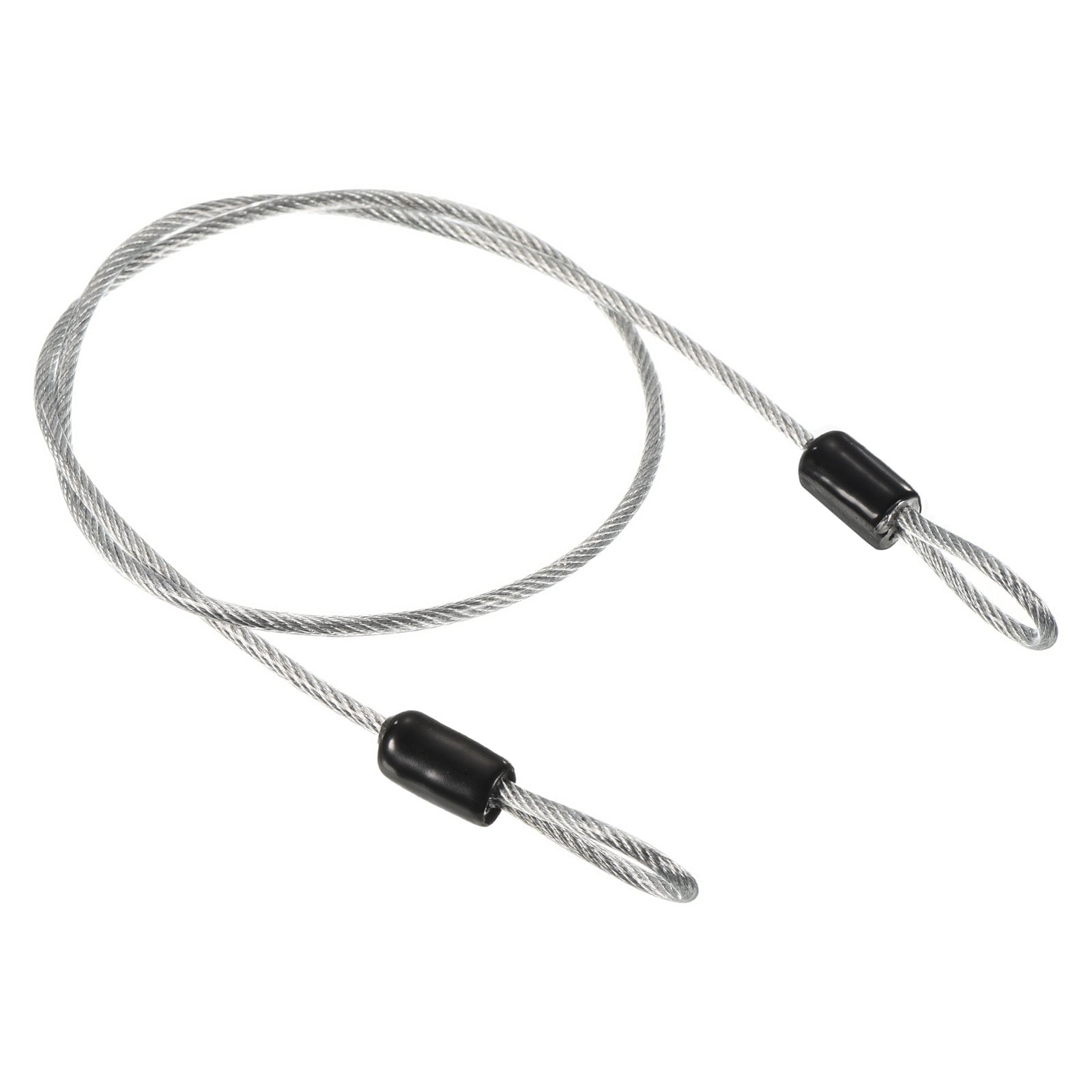 Uxcell 2.5mmx0.5m Coated Security Steel Cable Luggage Lock Wire Rope ...