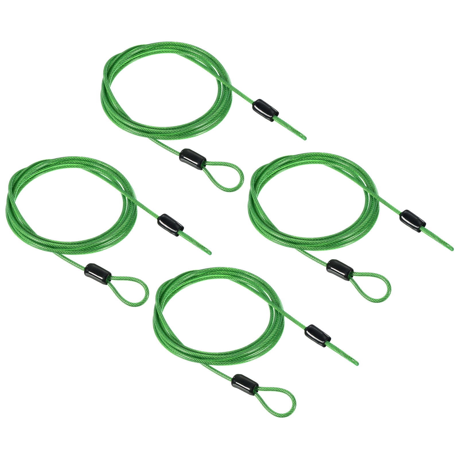 Uxcell 2.5mmx1.5m Coated Security Steel Cable Luggage Lock Wire Rope ...