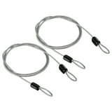 Uxcell 2.5mmx1m Coated Security Steel Cable Luggage Lock Wire Rope ...