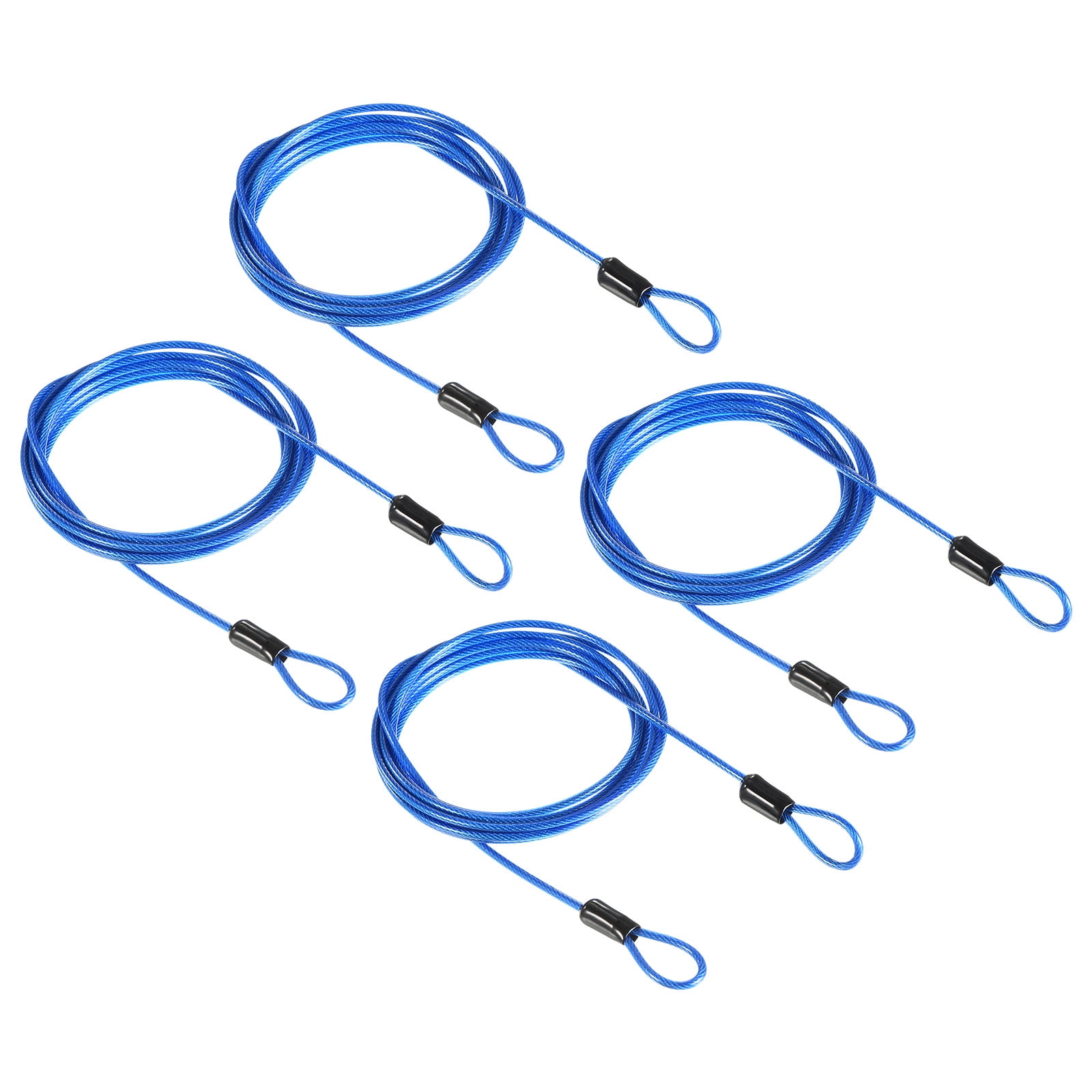 Uxcell 2.5mmx2m Coated Security Steel Cable Luggage Lock Wire Rope ...