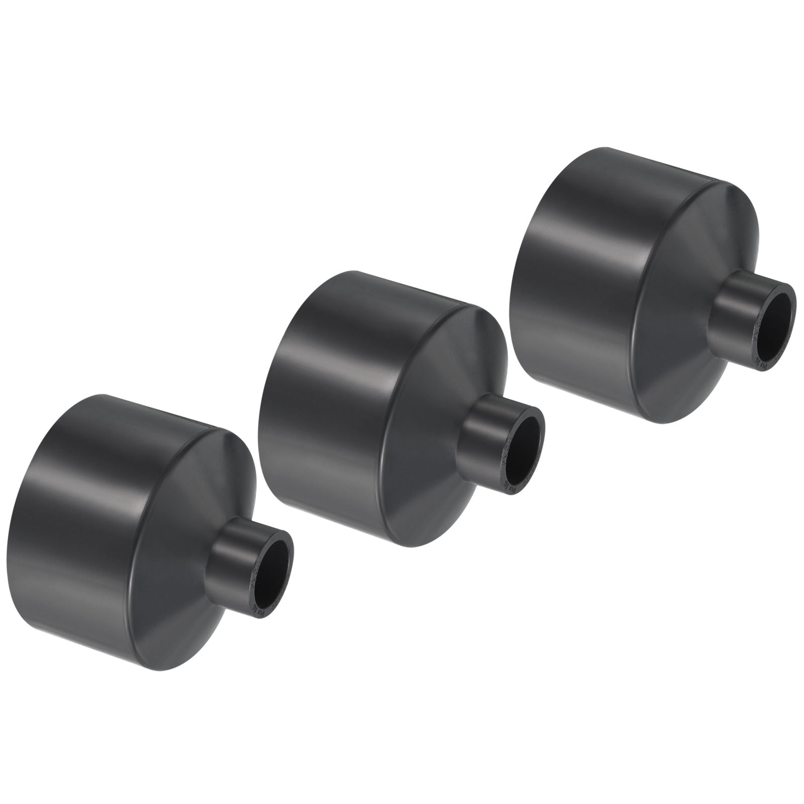 Uxcell 2.5x0.8" ID Reducer Pipe Fitting PVC Straight Socket Coupling ...