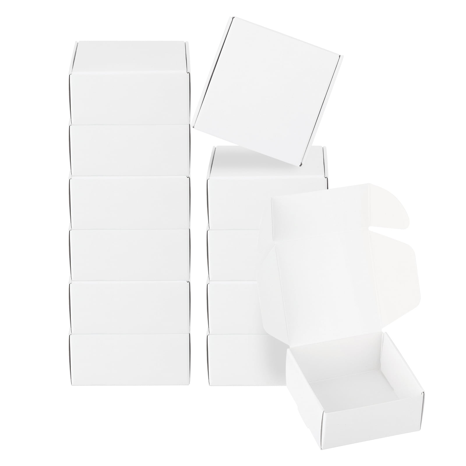 Uxcell 2.5x2.5x1.2" Paper Soap Box, 40 Pack Soap Boxes Square Packaging ...