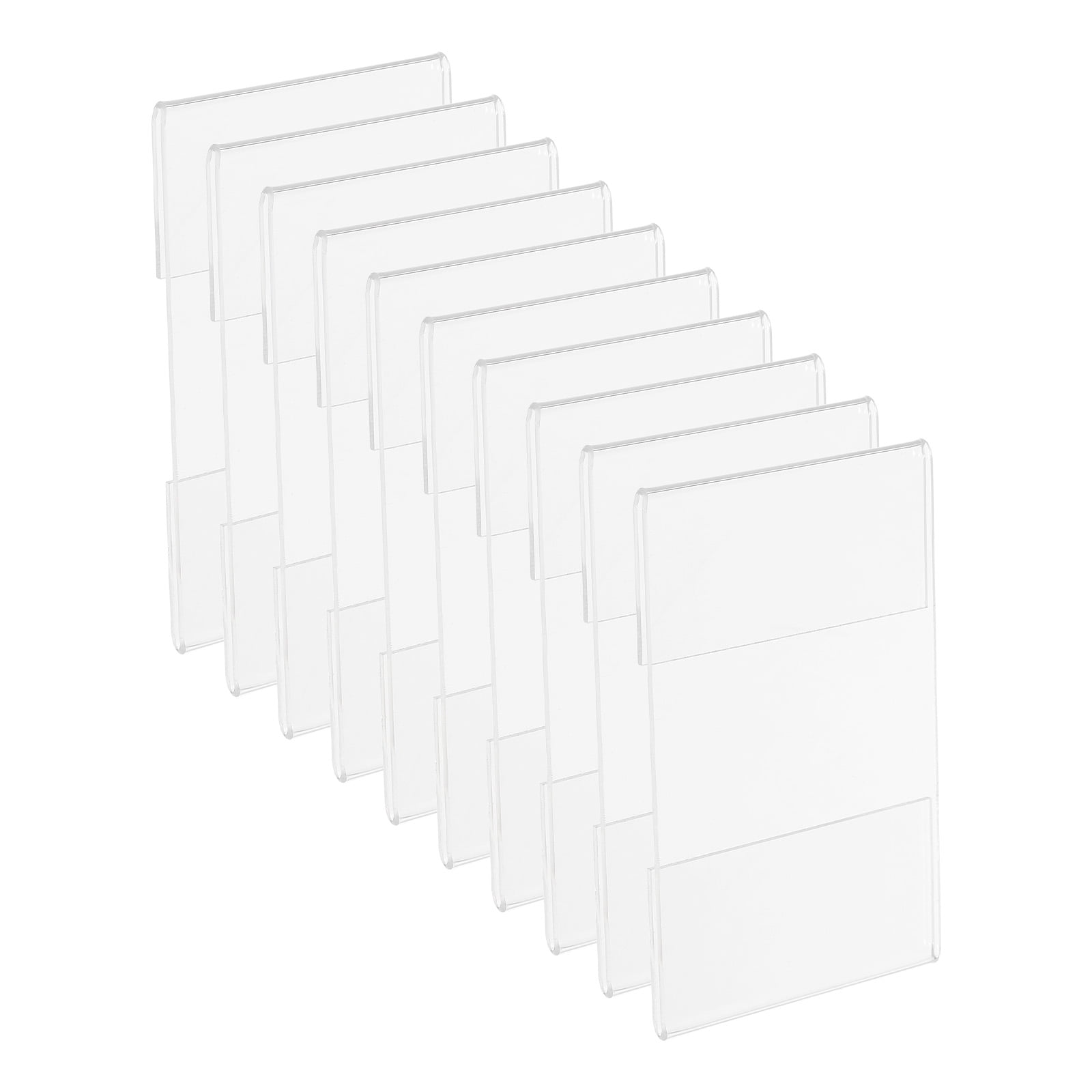 Uxcell 2.5x3.5" Wall Mount Acrylic Sign Holder, Vertical Display Frame ...