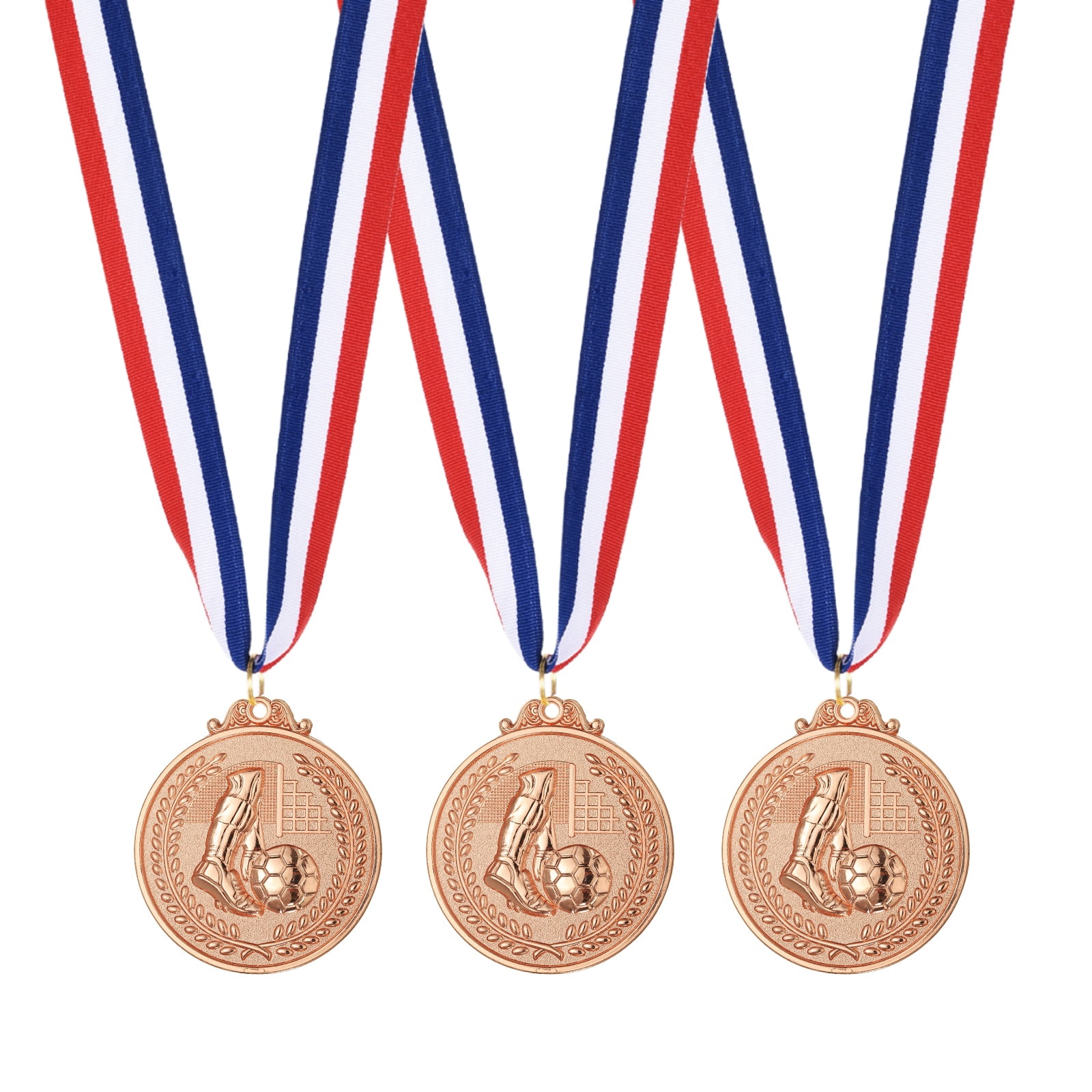 Uxcell 2.6" Metal Award Medals, 3 Pcs Winner Medals with Neck Ribbon ...